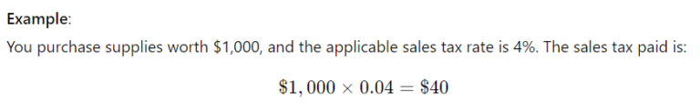 Journal Entry For Sales Tax - Journal Entry